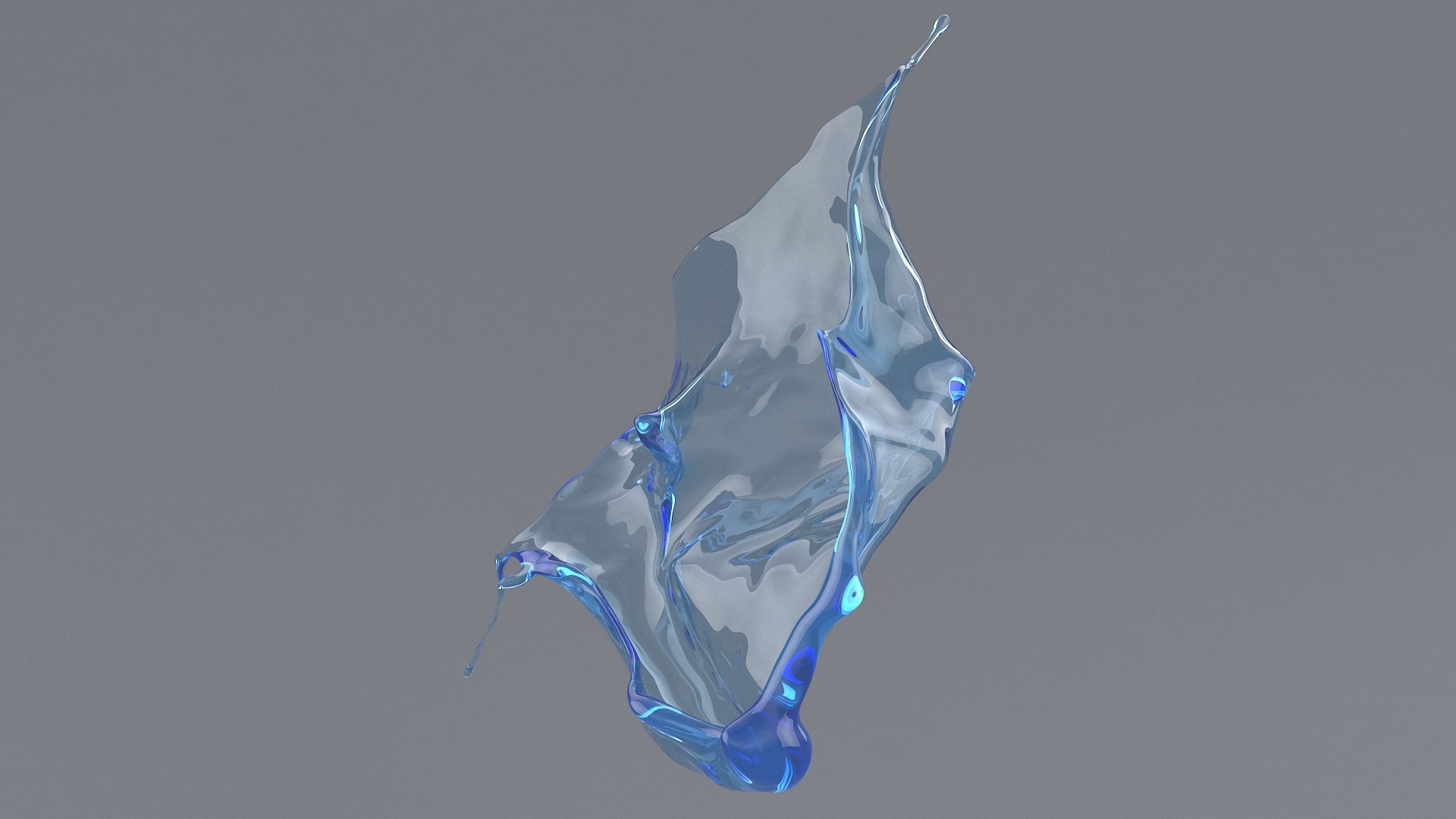 3D Model Splash Flat 05 - TurboSquid 1718098