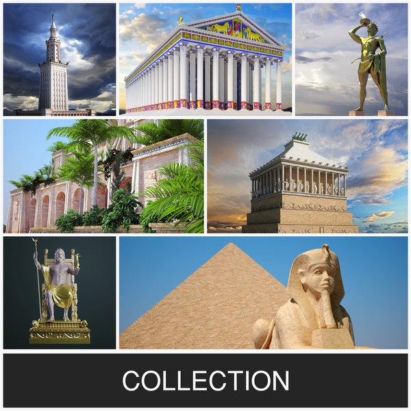 ancient structure zigurat 3d model