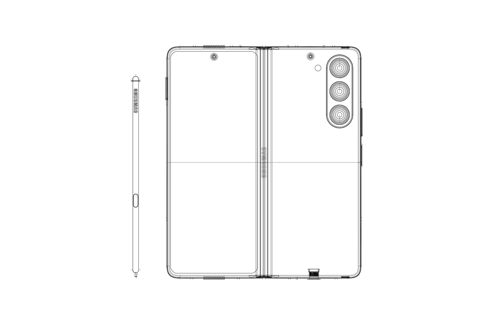 3D Galaxy Z Fold5 - TurboSquid 2142021