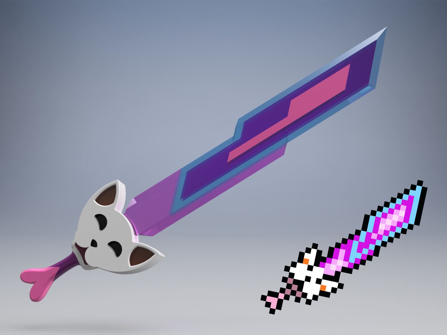 Free 3D Model Weapon Meowmere - TurboSquid 1193855