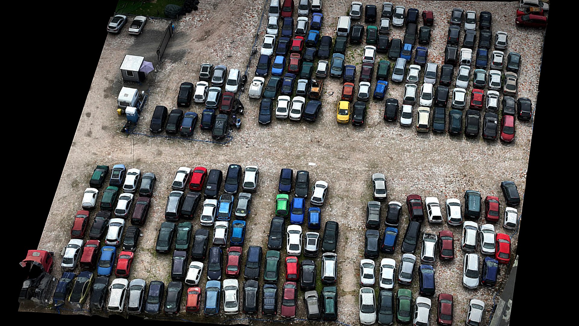3D Abandoned Cars Wrecks Large Junkyard Part2 Drone Scan - TurboSquid ...