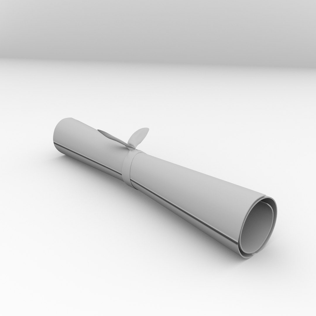 Scroll 3d Model