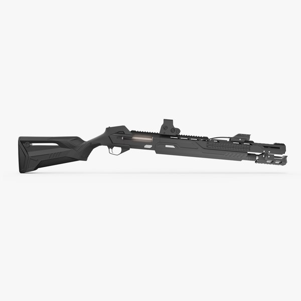 modelo 3d Kalashnikov Shotgun MP 155 Ultima Black - TurboSquid 2101940