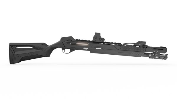 卡拉什尼科夫霰弹枪 MP 155 Ultima 黑色3D模型 - TurboSquid 2101940