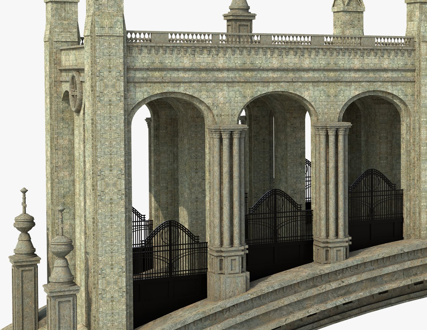 Fantasy Ancient Horse Knight Bridge 3D Model - TurboSquid 1844773