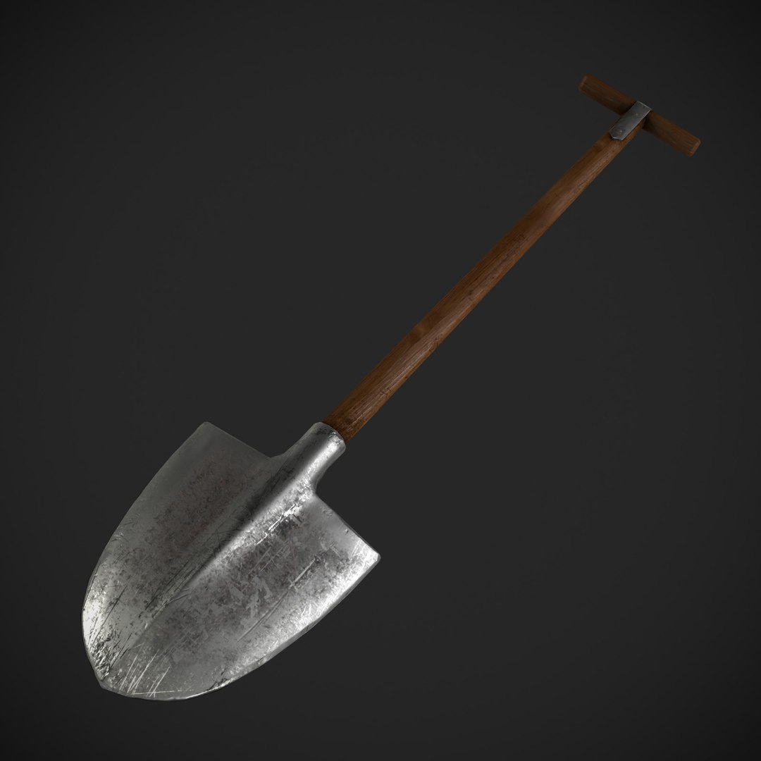 3d Iron Shovel Model