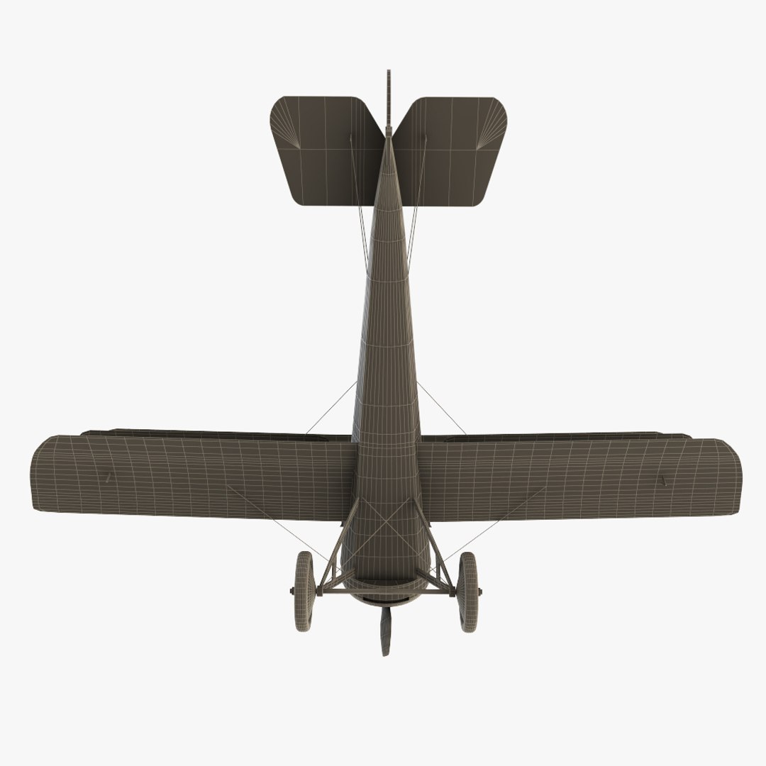 Realistic Sopwith Triplane 3d Max
