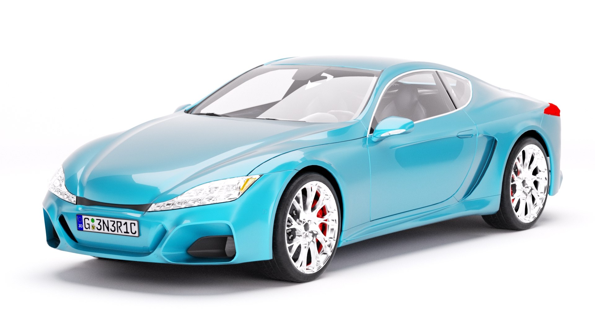 Generic Supercar V20 3D Model - TurboSquid 2503930