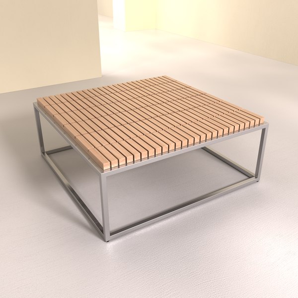 3d modern coffee table model