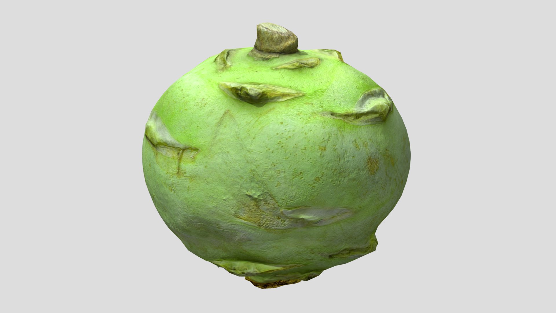 Kohlrabi Low Poly Model - TurboSquid 2273711