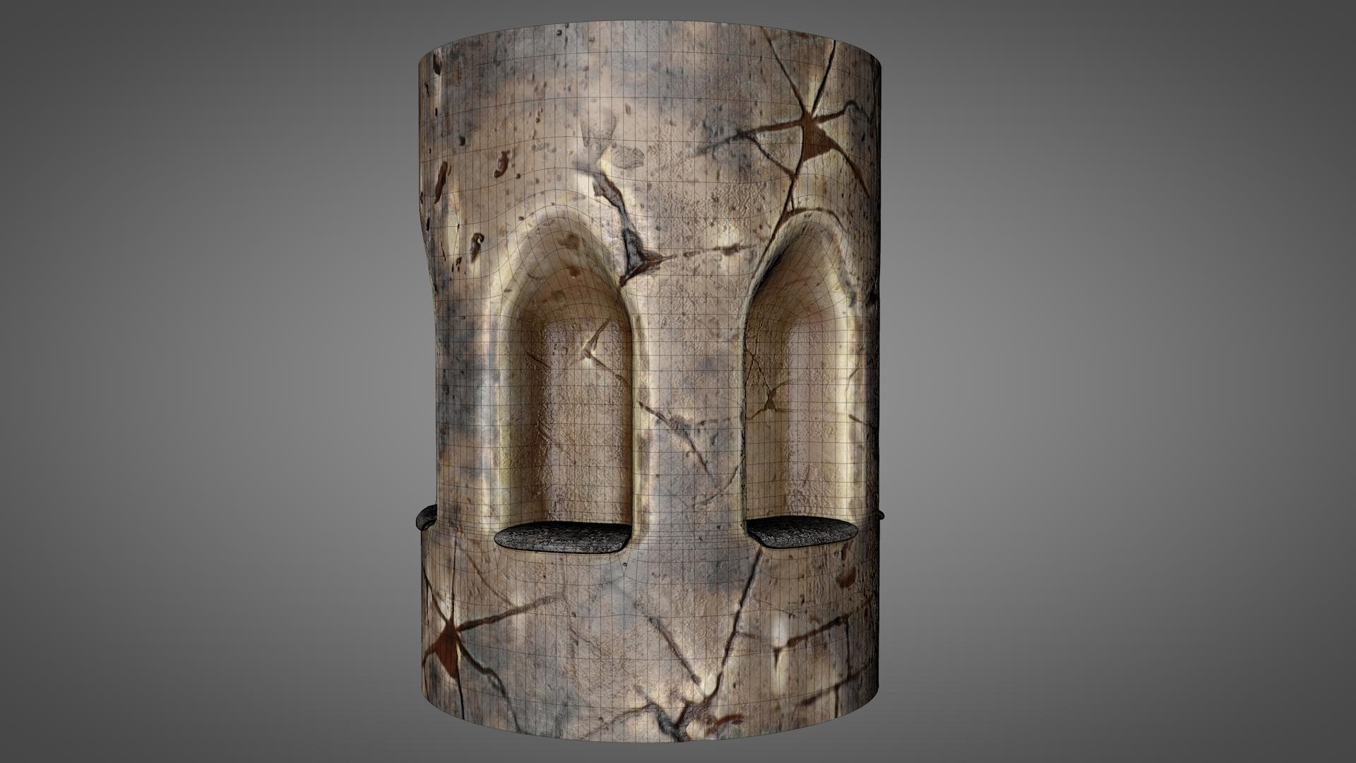 Free 3D Model Old Round Alcove Niche Recess Chamber - TurboSquid 1717037