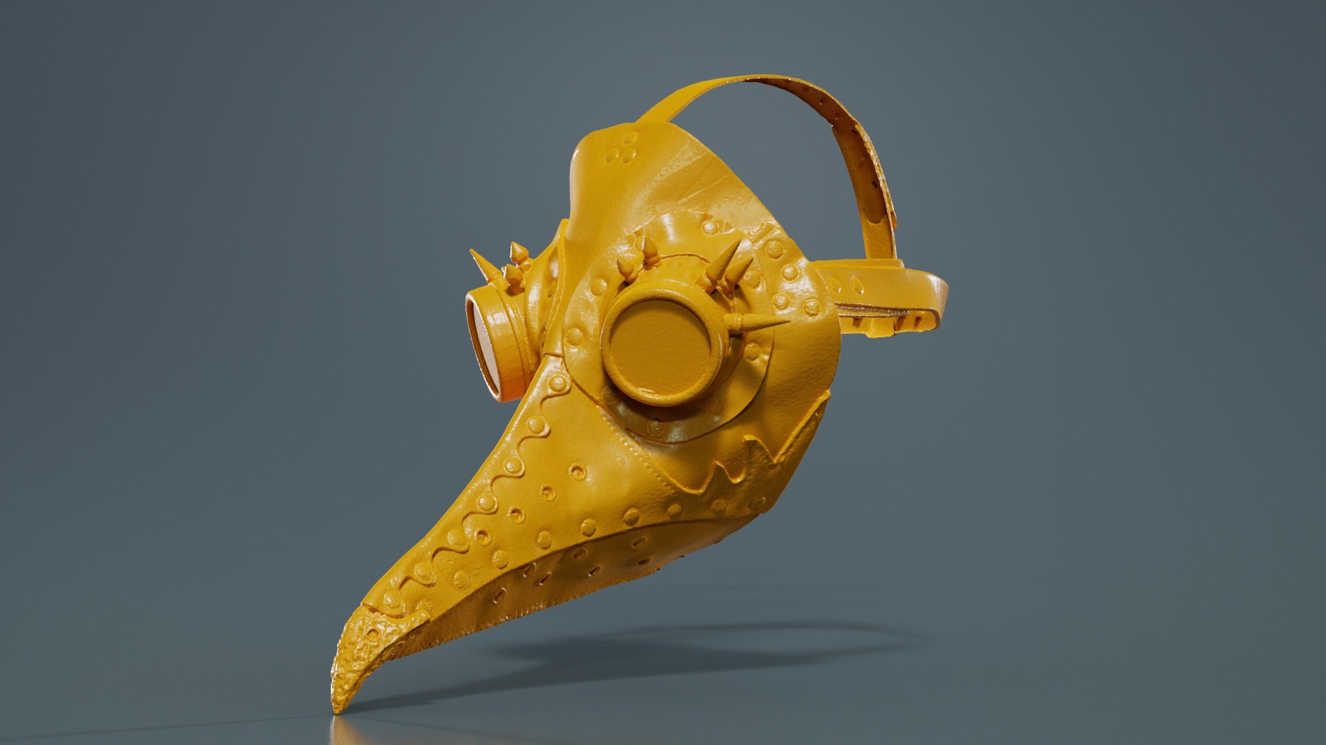 Steam Punk Bird Snout Remastered 3D Model - TurboSquid 2361461