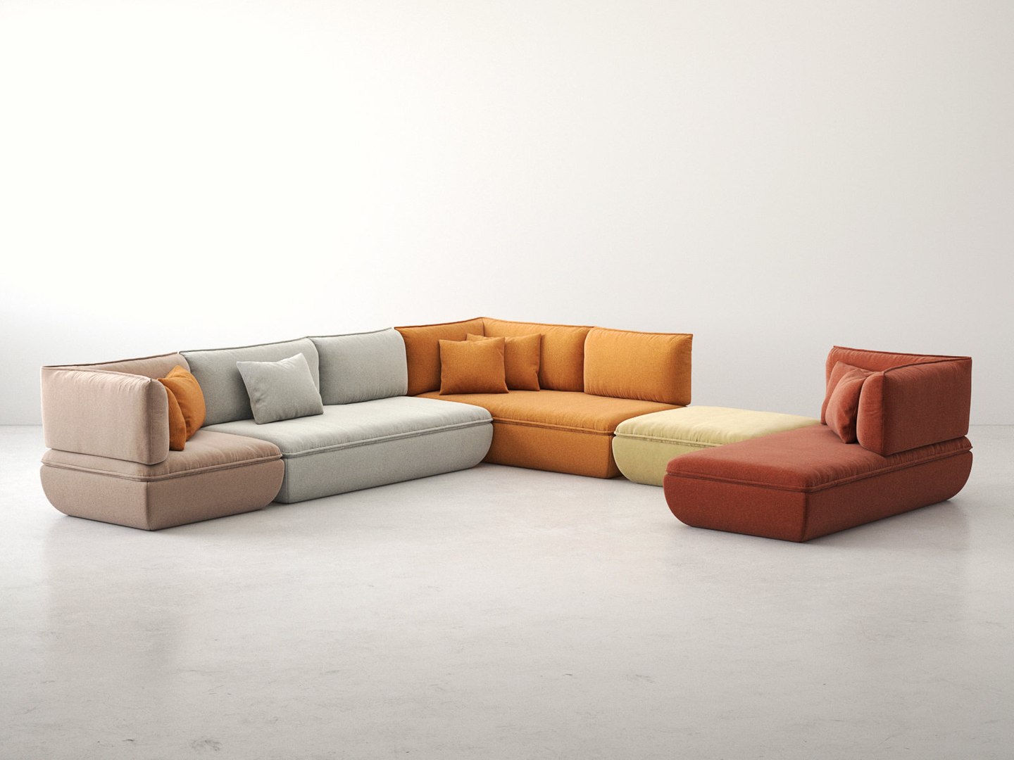 3D Mimic Modular Sofa Comp - TurboSquid 1308377