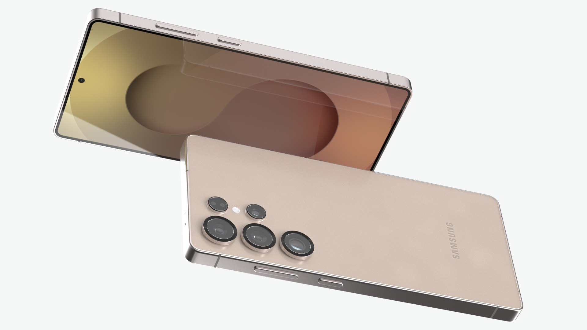 3D Model Samsung Galaxy S25 Ultra Titanium Pink Gold - TurboSquid 2344420