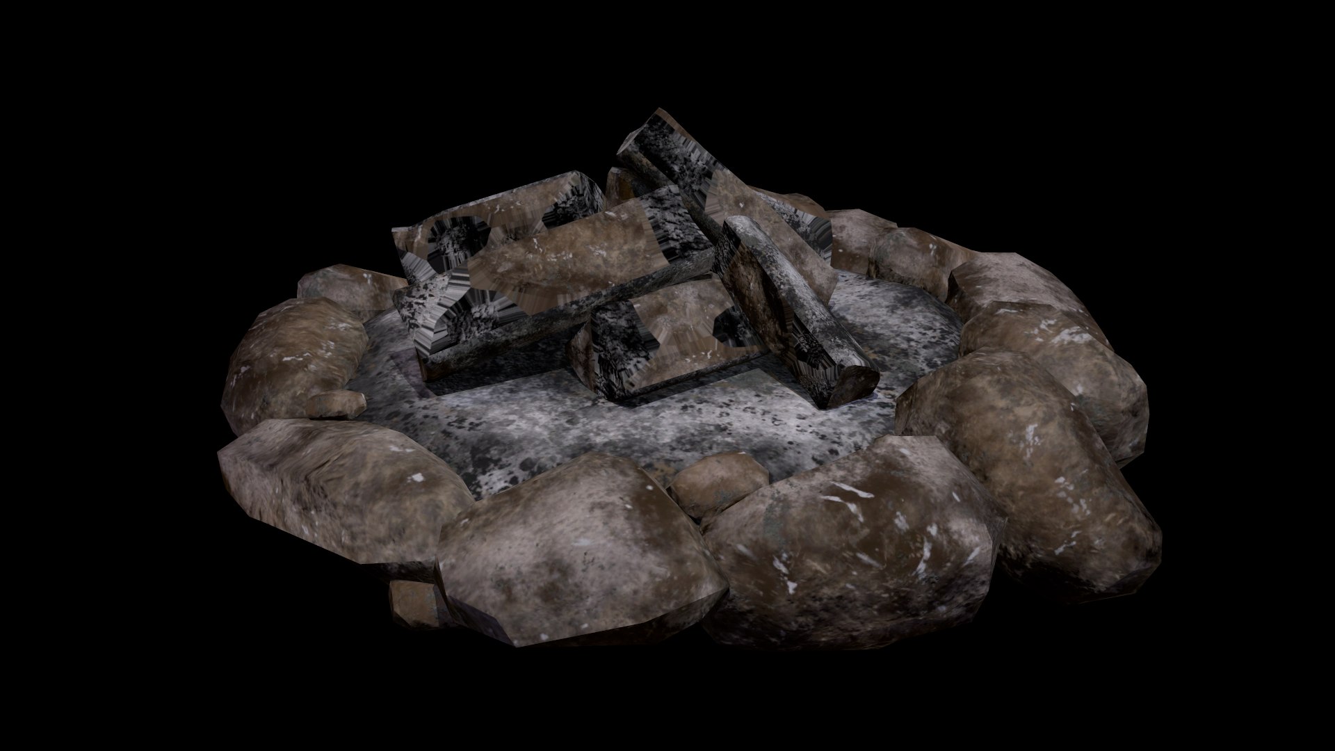 Campfire 3D Model - TurboSquid 1738793