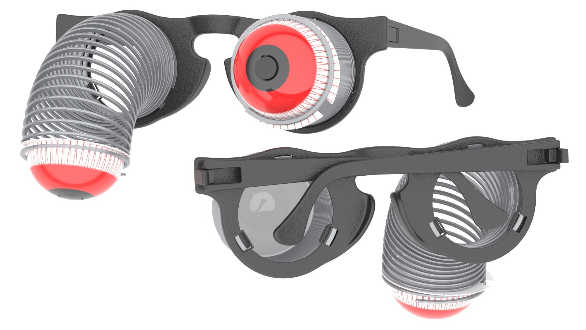 Springy Pop Eye Glasses 3D Model - TurboSquid 1702614