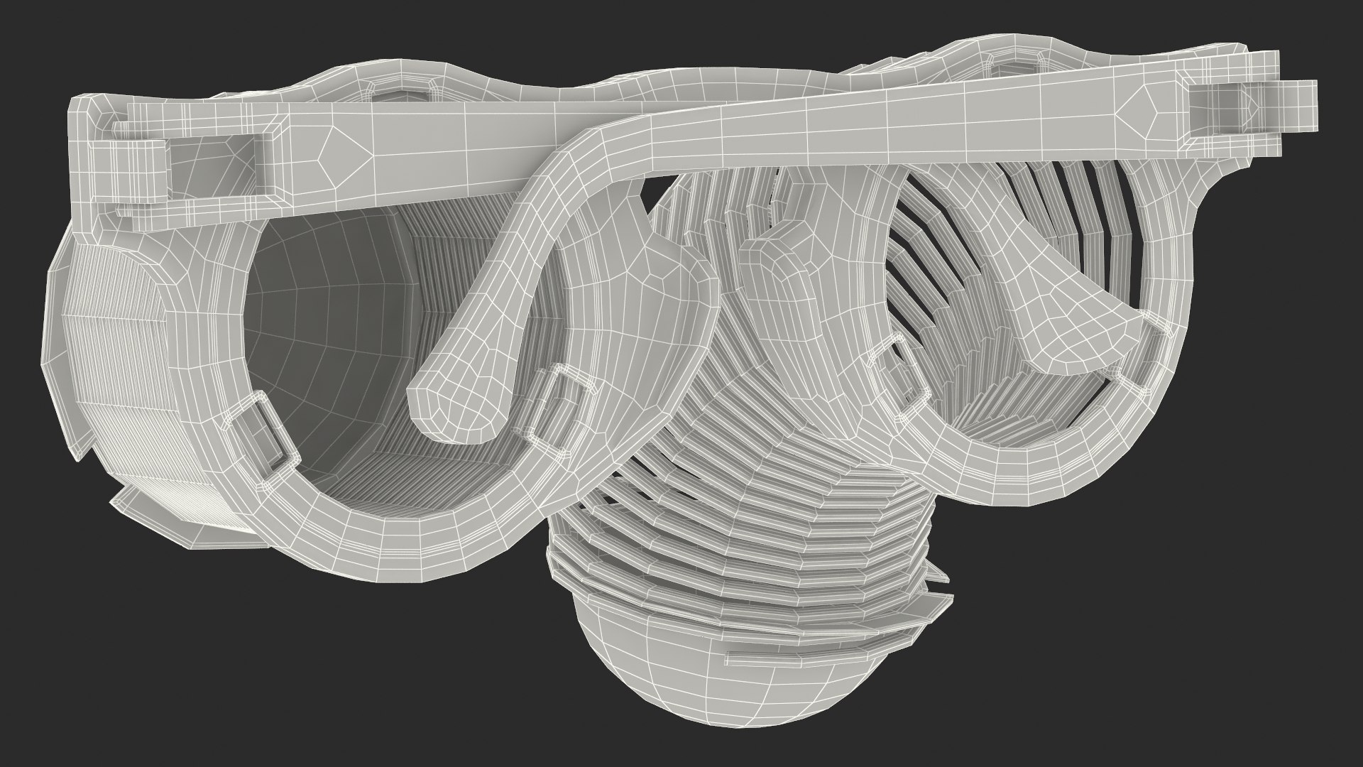 Springy pop eye glasses 3D model - TurboSquid 1702614