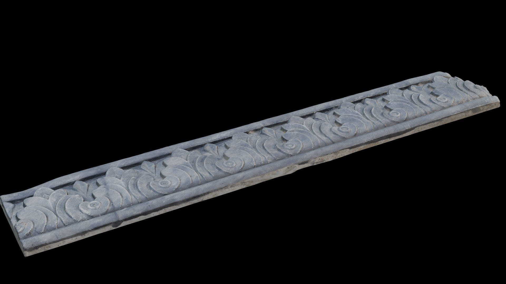 3D Leaf Scroll Molding Scan - TurboSquid 2434519