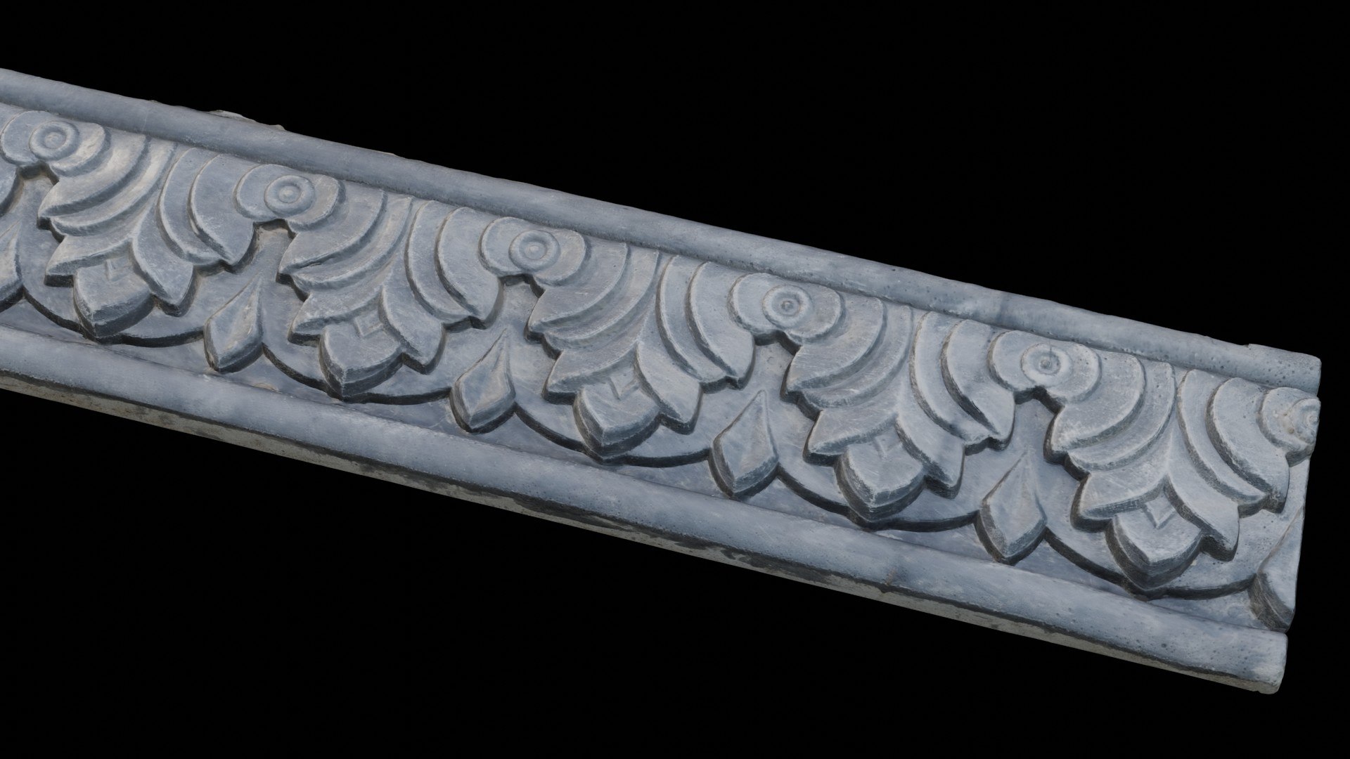 3D Leaf Scroll Molding Scan - TurboSquid 2434519