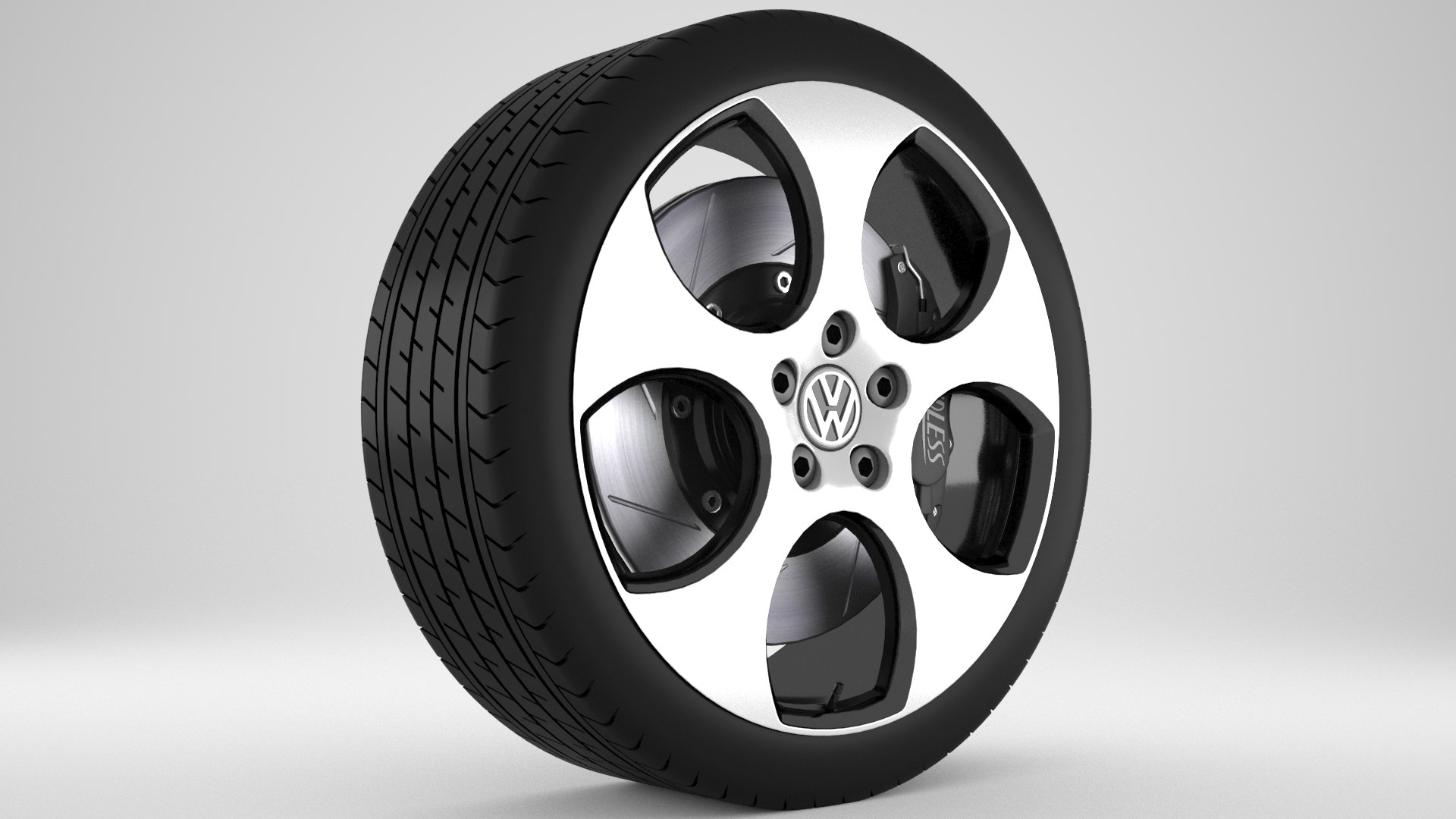 Golf Gti Rim 3D - TurboSquid 1345750