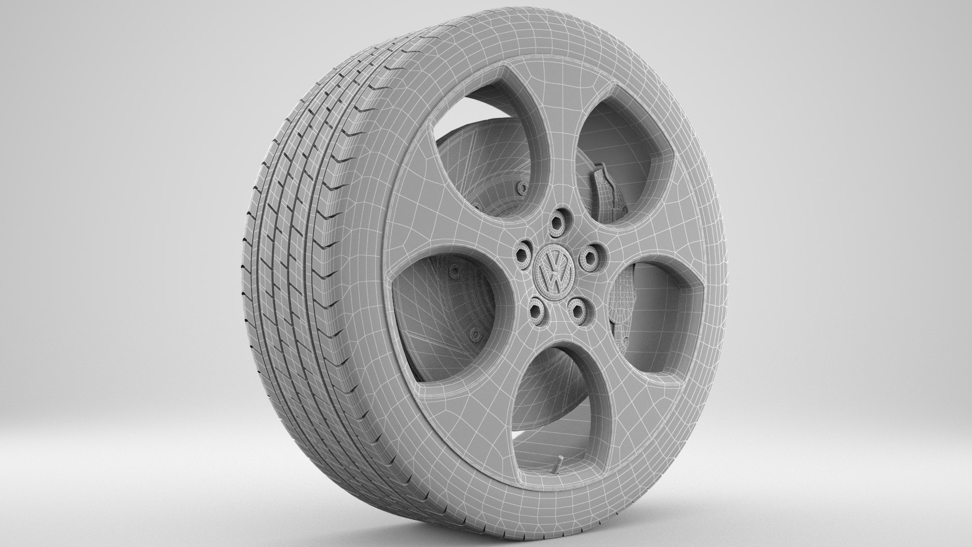 Golf Gti Rim 3D - TurboSquid 1345750