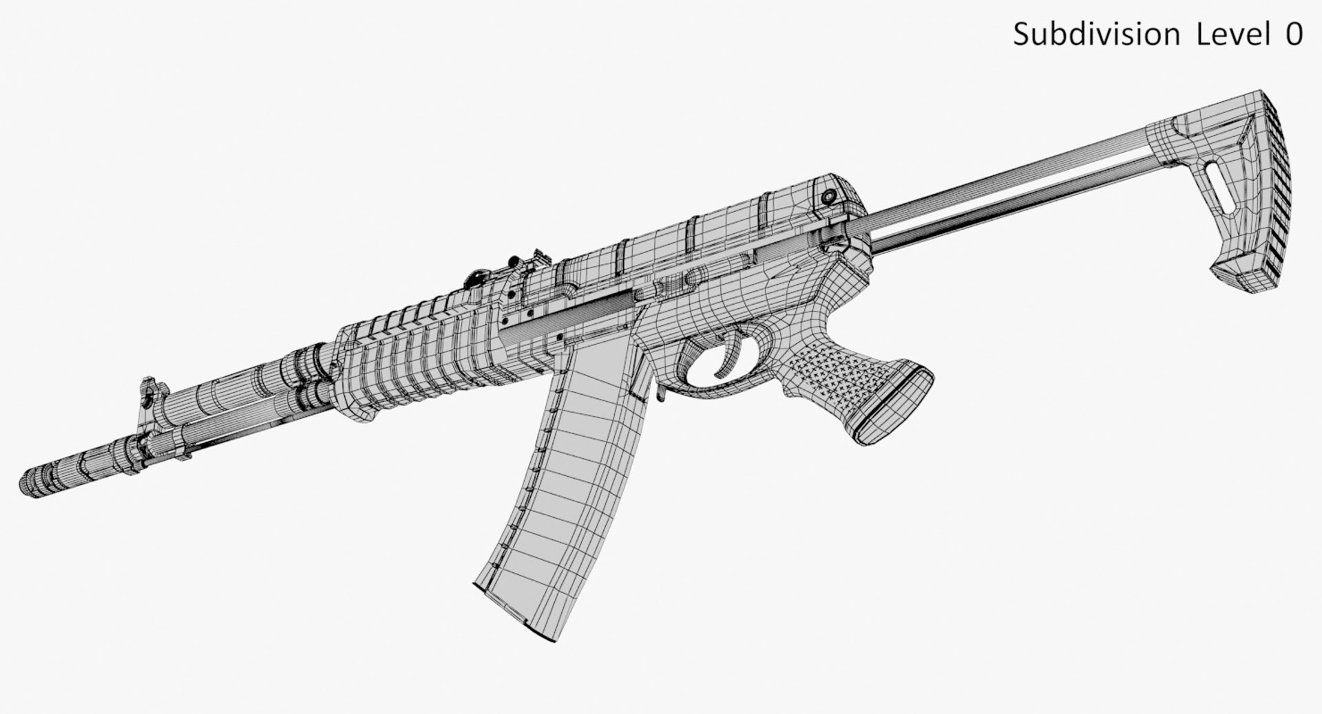 Realistic aek 973c 03 3D - TurboSquid 1336488