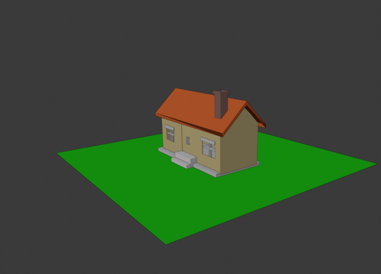 Simple House 3D Model - TurboSquid 1490149