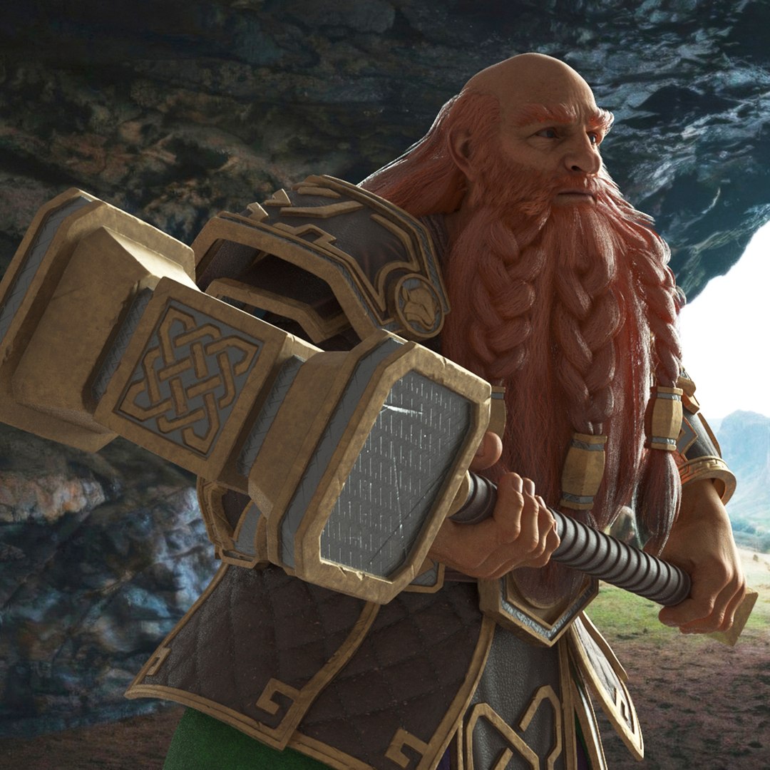 dwarf with hammer
