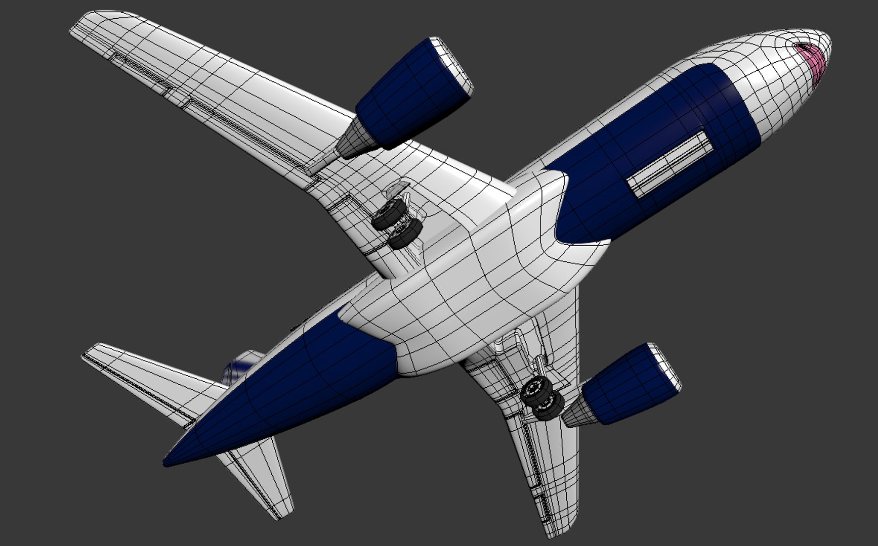 3d Airplane A318 Plane