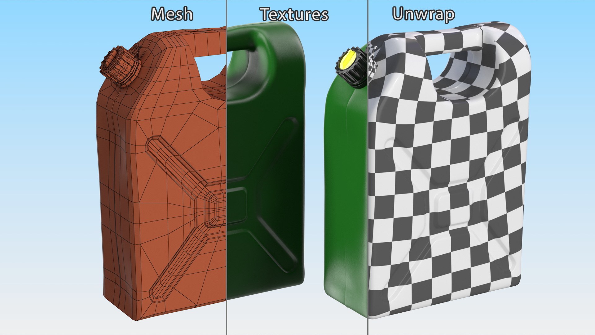 Plastic Jerry Can model - TurboSquid 2182888