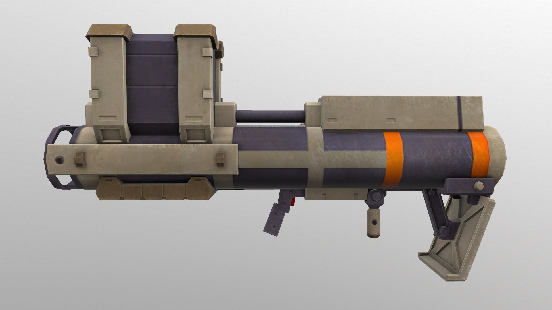 Rocket Launcher Level 3 Model - TurboSquid 2198228