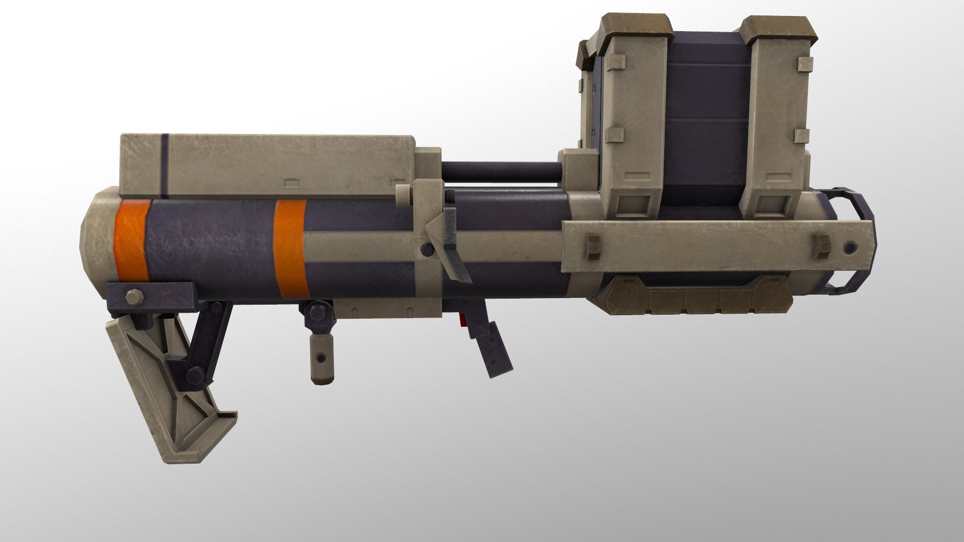 Rocket Launcher Level 3 Model - TurboSquid 2198228