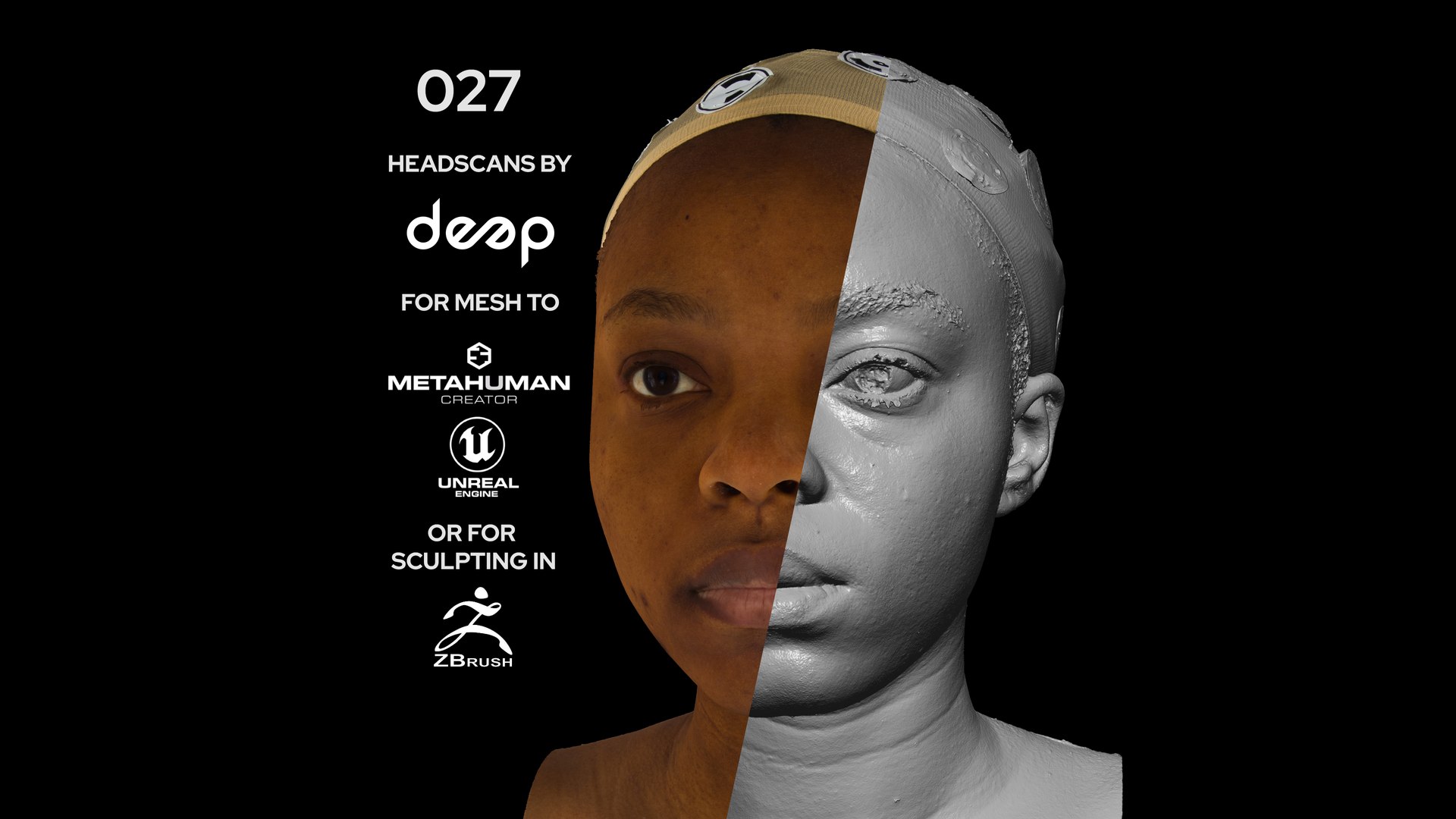 3D African Female 30s Head Scan 027 Model - TurboSquid 2072199