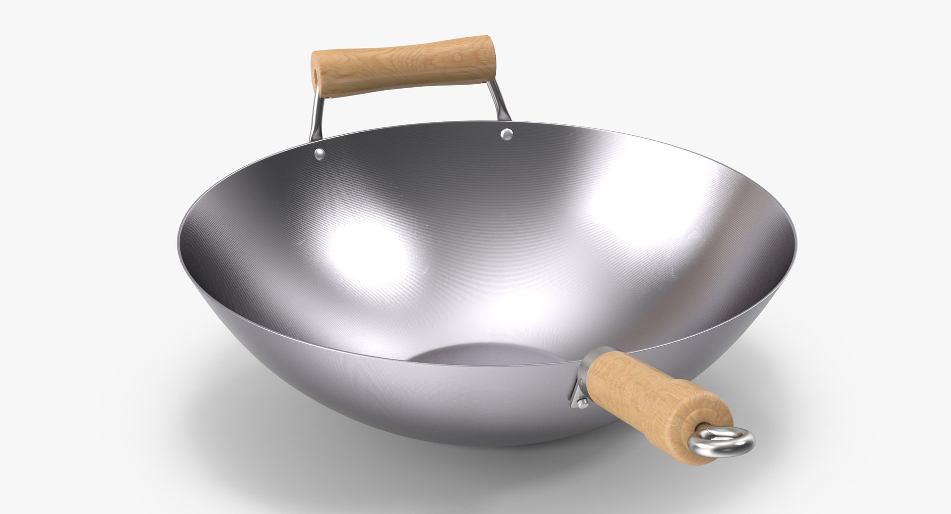 Carbon Steel Wok 3d Max