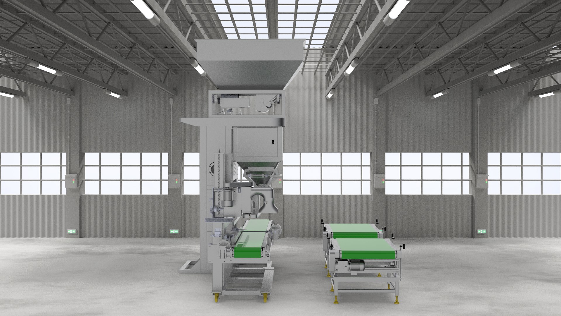 Automatic Weighing And Packing Machine 3D - TurboSquid 1945503