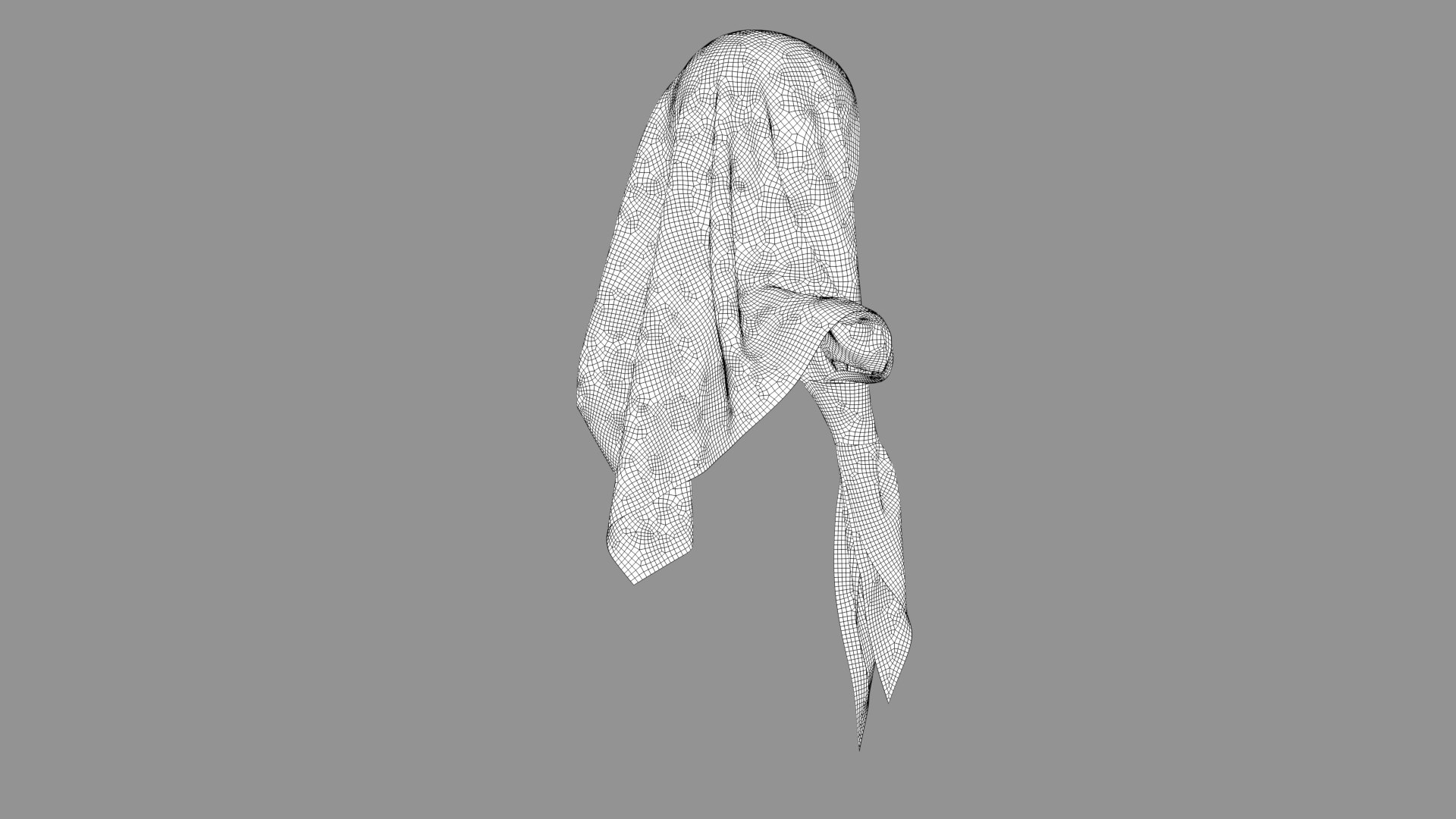 3D Model Women Scarf - TurboSquid 1974271