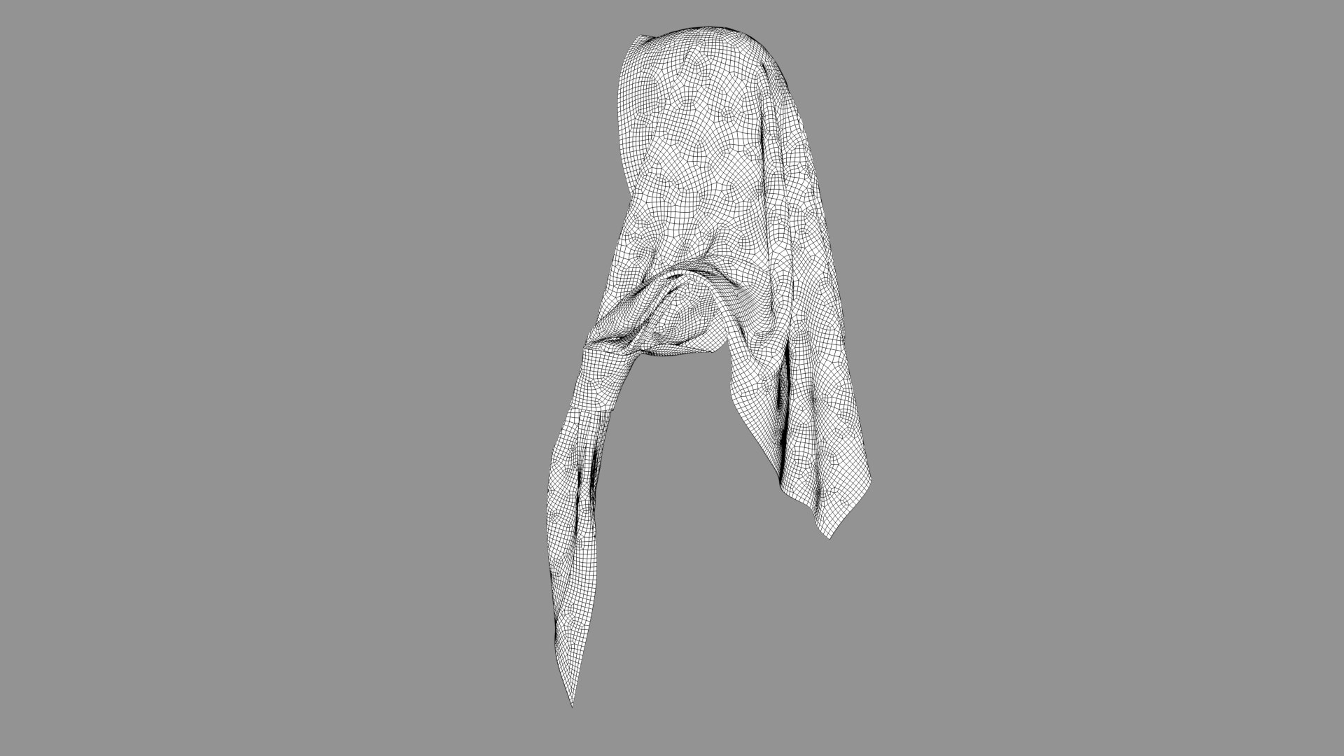 3D Model Women Scarf - TurboSquid 1974271