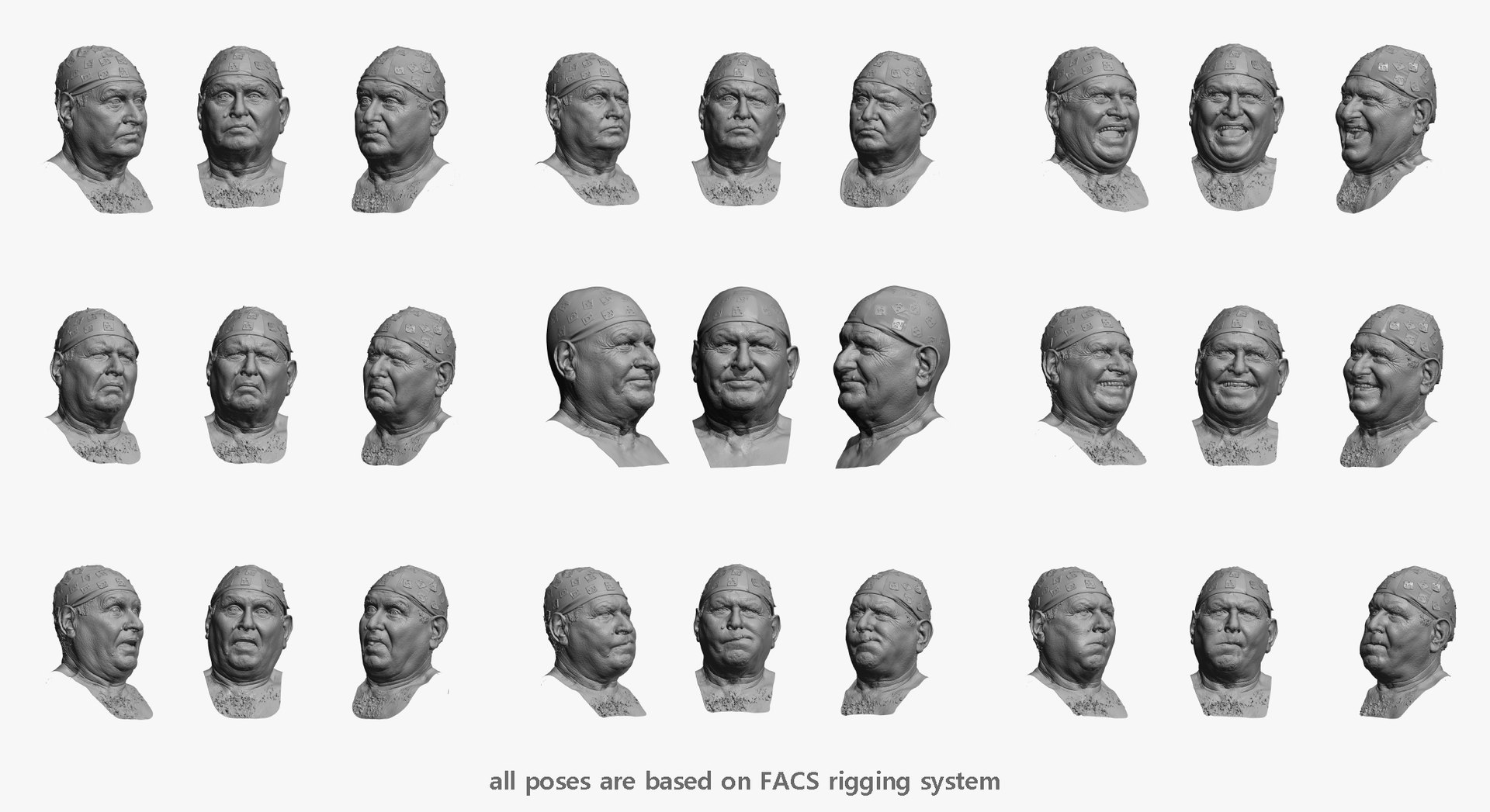 Homer Clean Scans Full Expression Set - 54 poses Collection model ...
