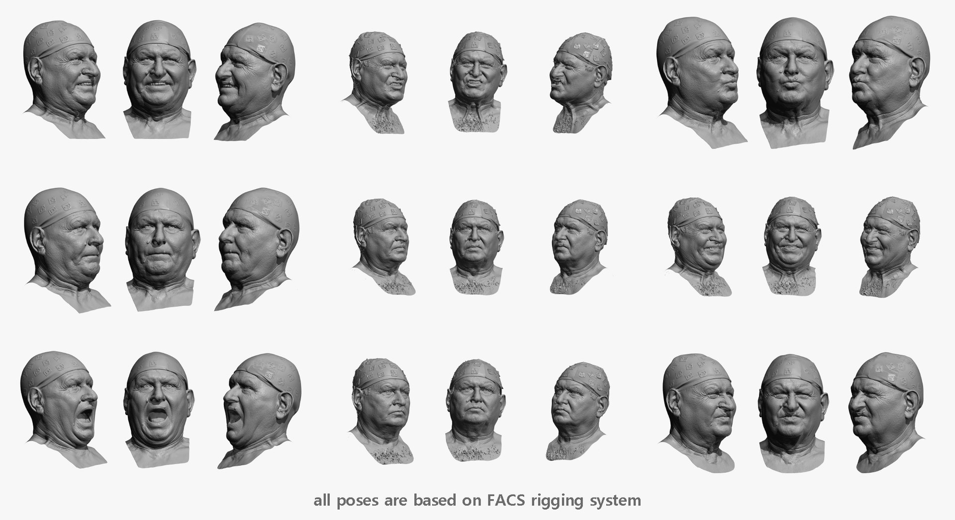 Homer Clean Scans Full Expression Set - 54 poses Collection model ...