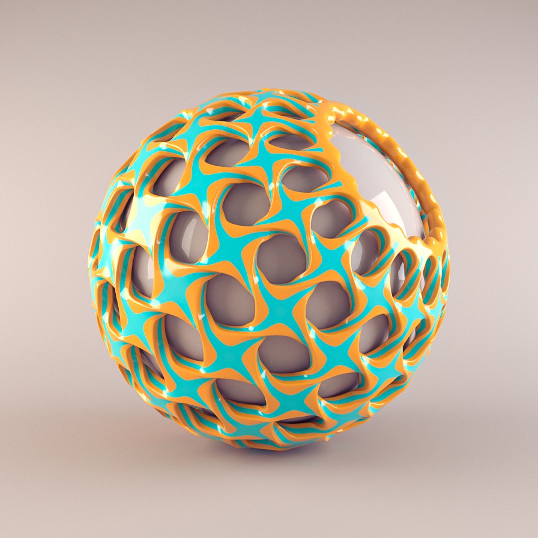 3D Abstract Ball Model - TurboSquid 1766077