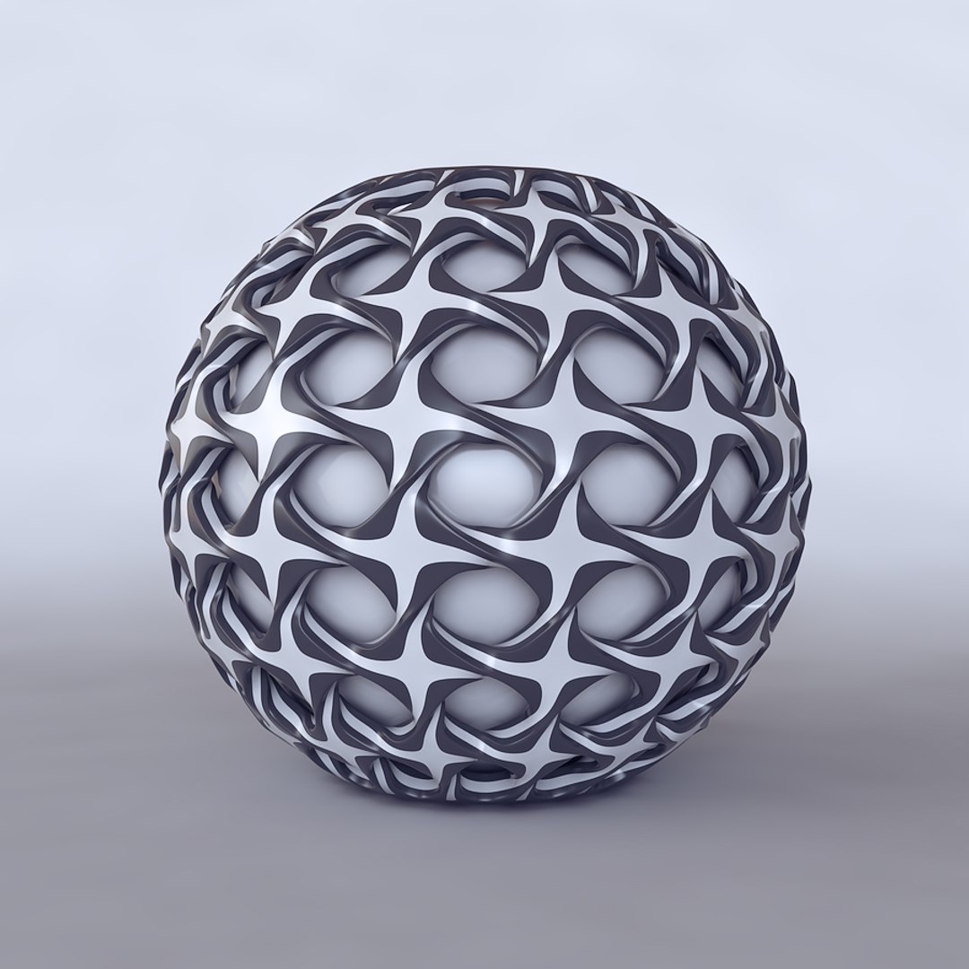 3D Abstract Ball Model - TurboSquid 1766077