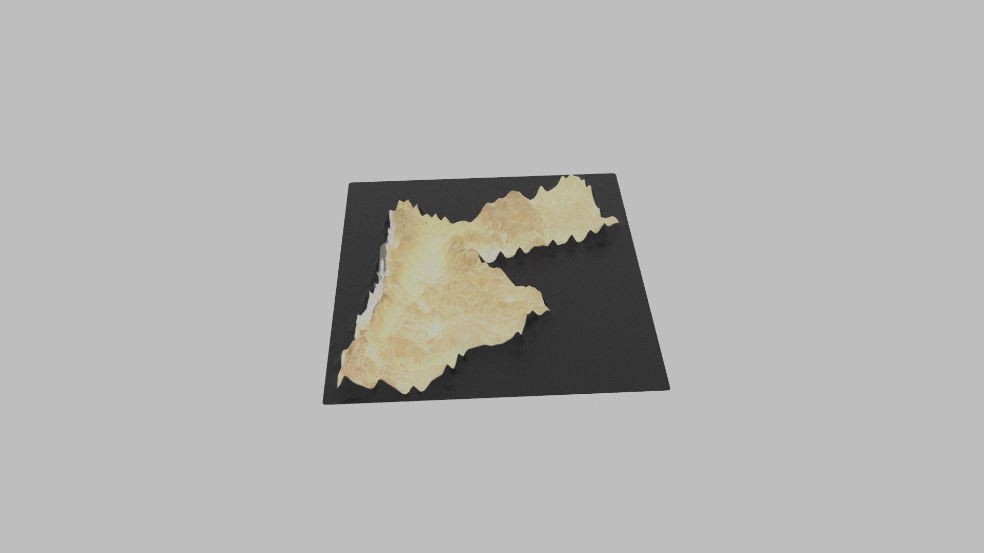 3D Jordan Map Country Model - TurboSquid 2076219