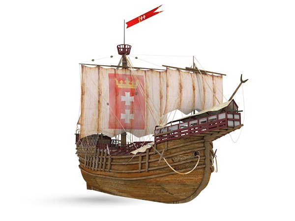 Galeas ship sea 3D model - TurboSquid 1152106