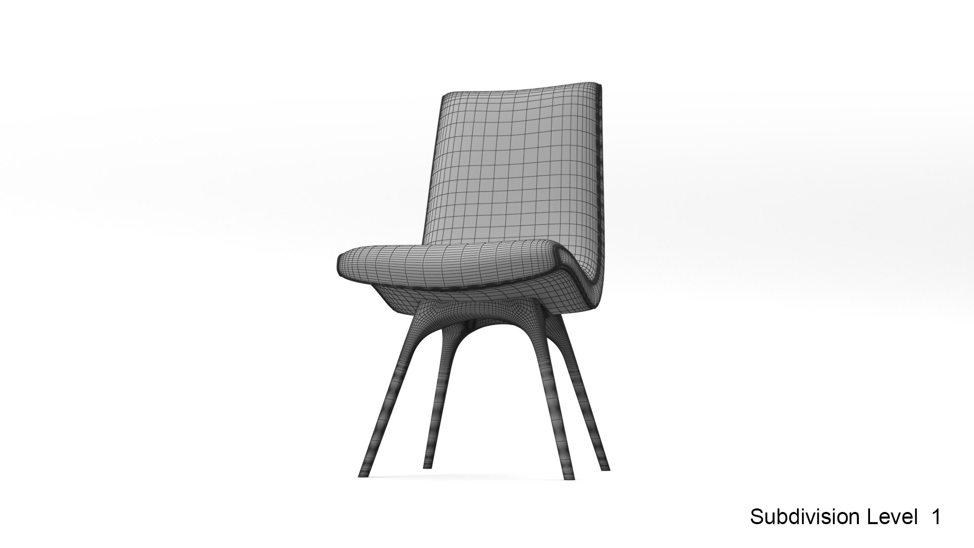 Vladimir Kagan Elegante Dining Chair 3D Model - TurboSquid 1954011