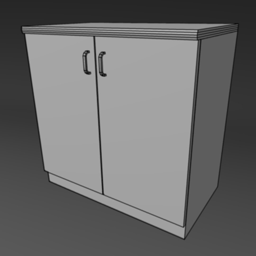 Kitchen Cupboards 3d Obj