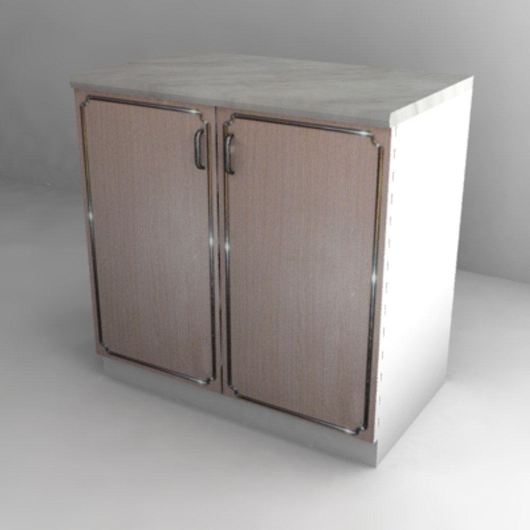 Kitchen Cupboards 3d Obj