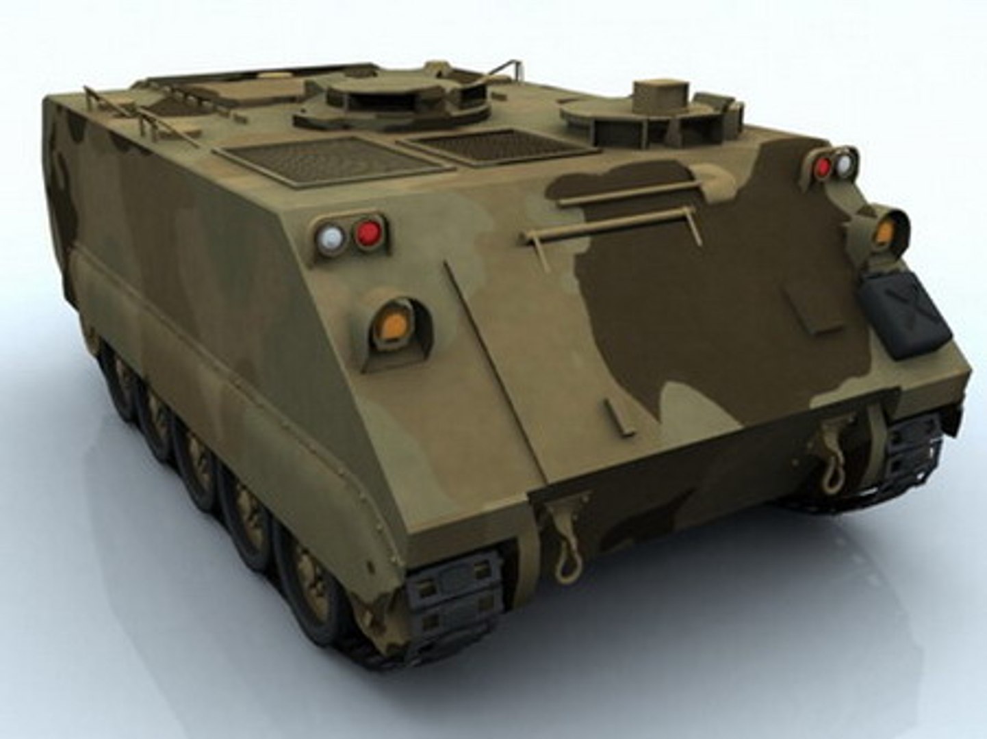 M113 Tank 3d Model