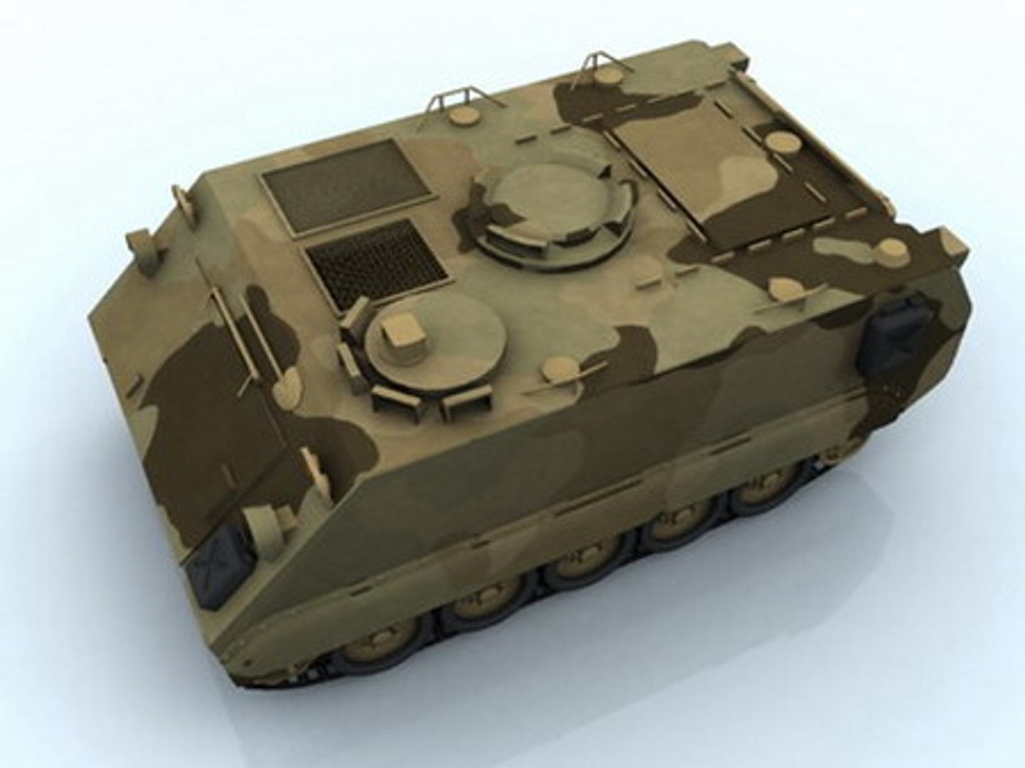 M113 Tank 3d Model