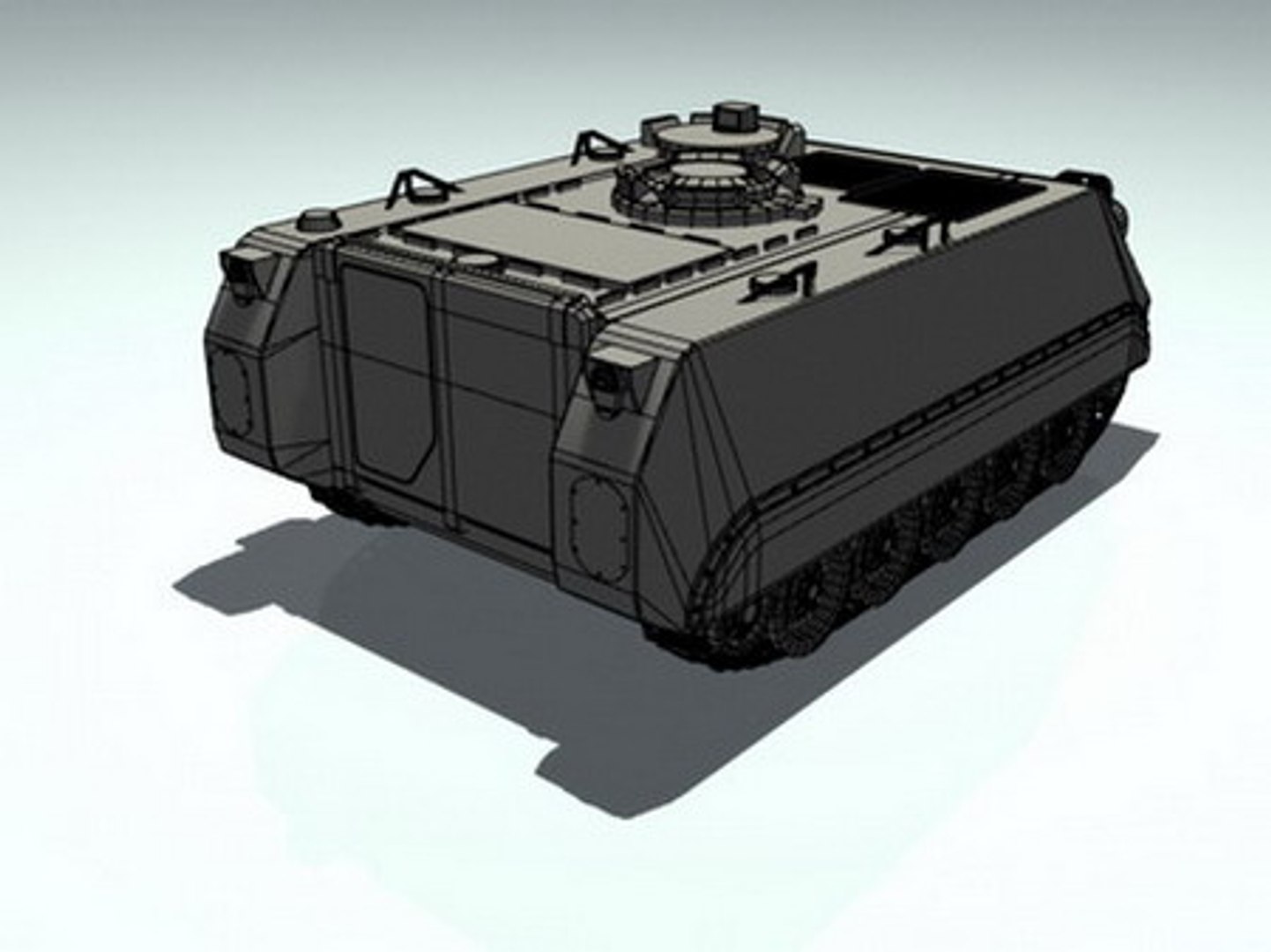 M113 Tank 3d Model