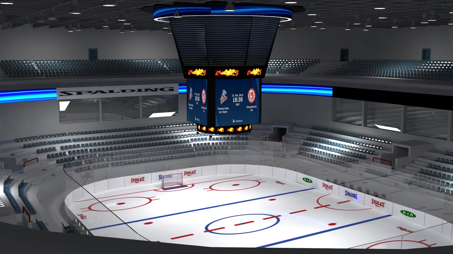 3D Model Ice Hockey Stadium - TurboSquid 1588097